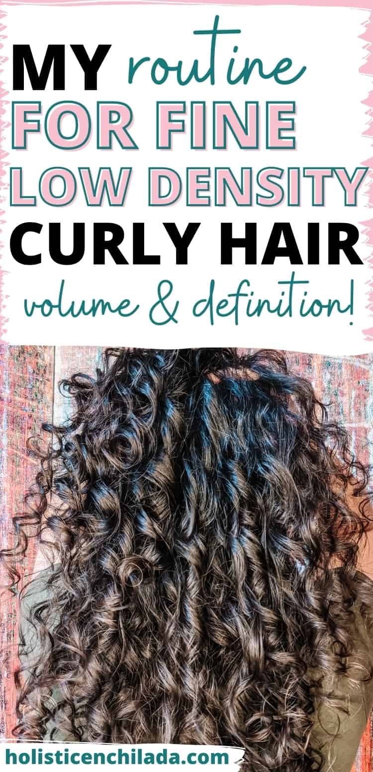 Curly Hair Routine For Volume For Thin Curly Hair - The Holistic Enchilada