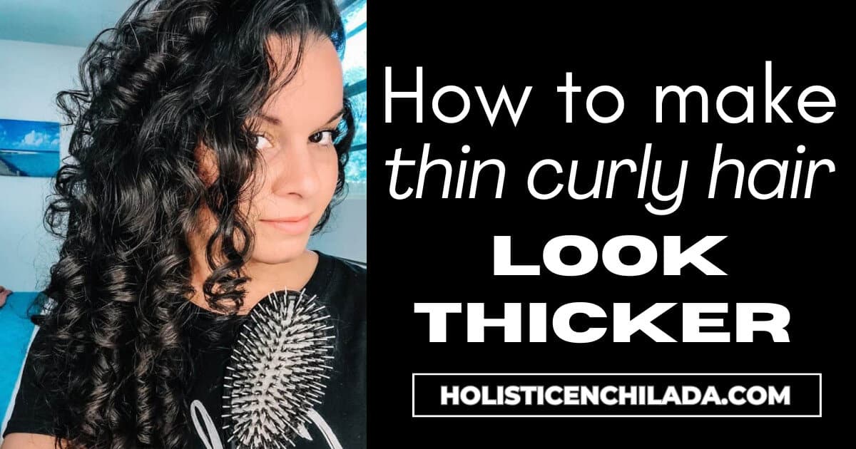 How To Make Thin Curly Hair Look Thicker - Easy Tips
