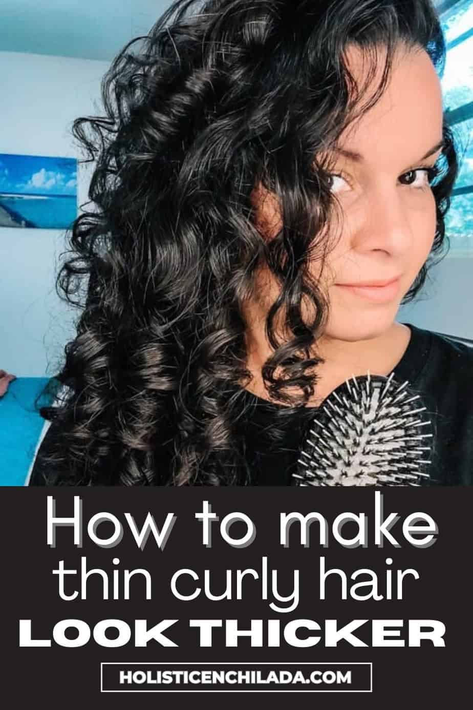 How To Make Thin Curly Hair Look Thicker - Easy Tips